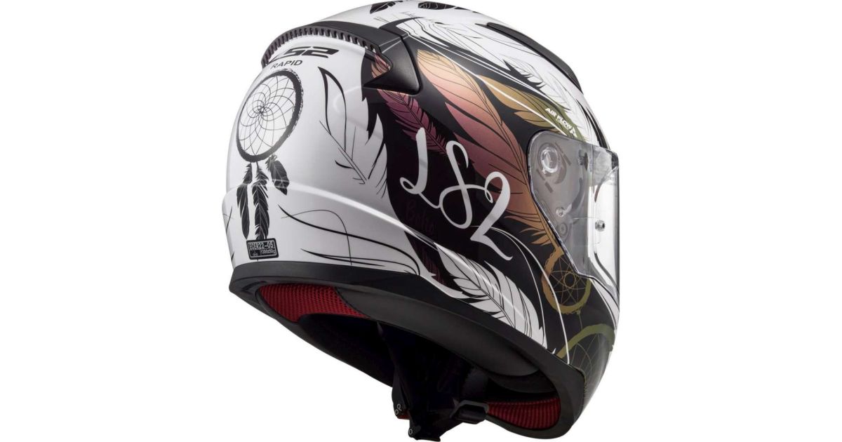 Κράνος LS2 Rapid 2 FF353.1 22.06 Boho white/black/pink | MotoExpert
