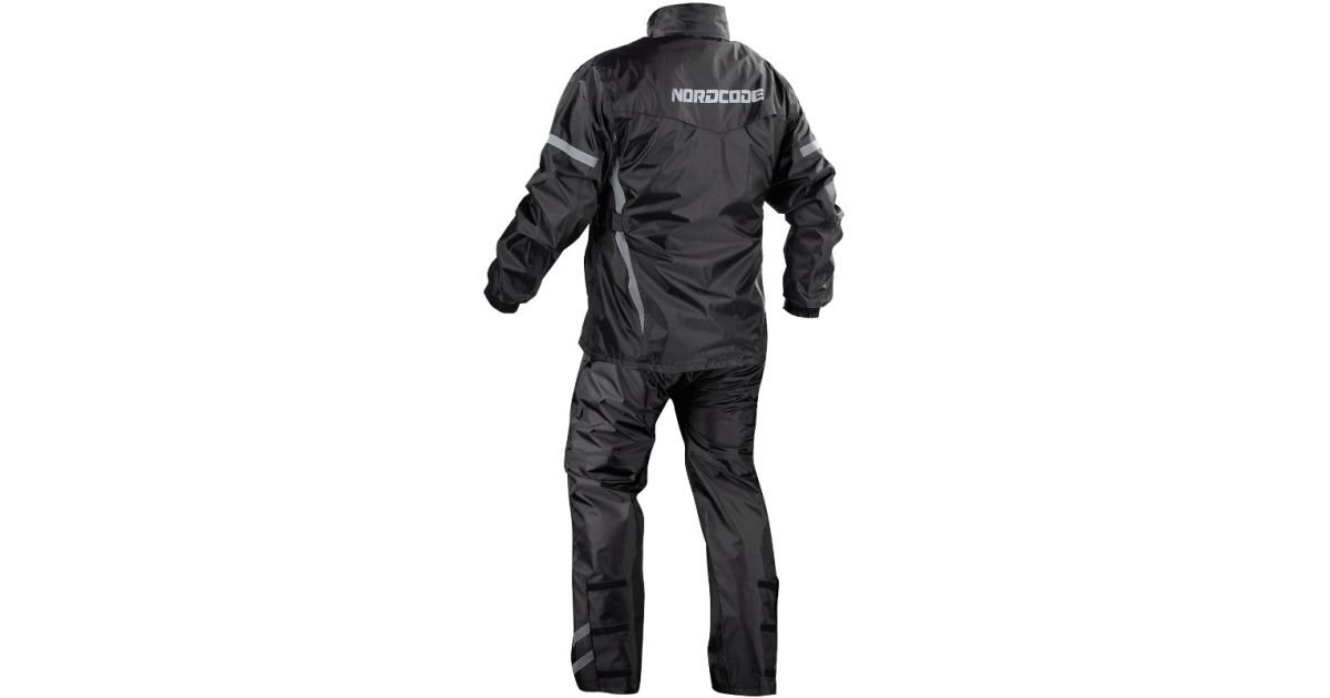 NORDCODE αδιάβροχο σετ Wave black | MotoExpert