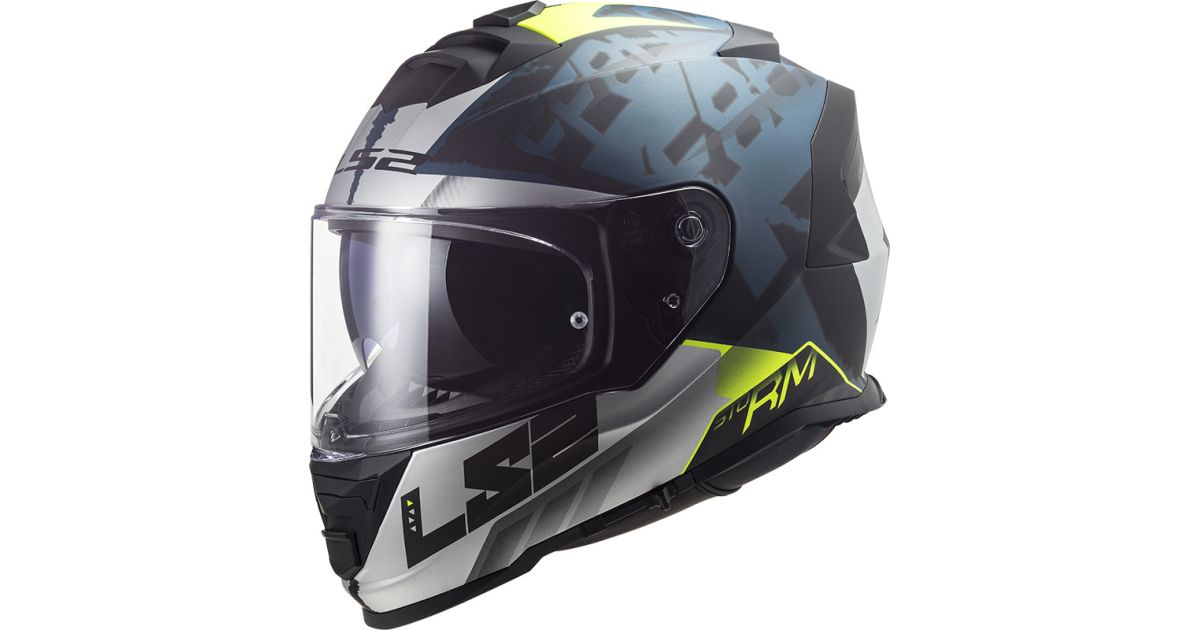 Κράνος LS2 Storm FF800 Sprinter mat black/silver/cobalt | MotoExpert