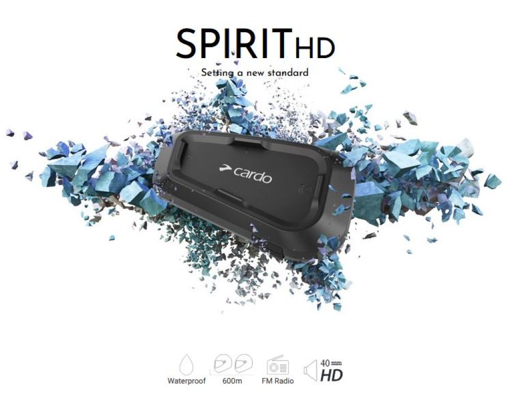 CARDO Bluetooth & Eνδ/νια Spirit HD Duo (διπλή) | MotoExpert