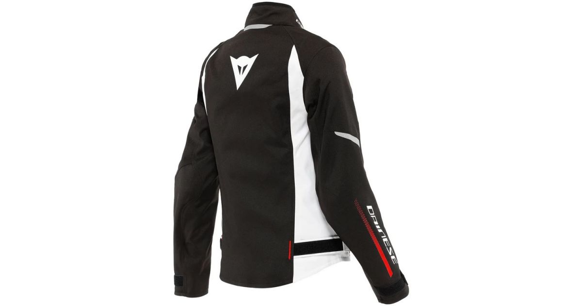 DAINESE Lady Veloce D-Dry® black/white/lava red | MotoExpert