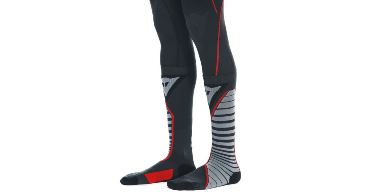 DAINESE ισοθερμικές κάλτσες Thermo Long socks black/red | MotoExpert