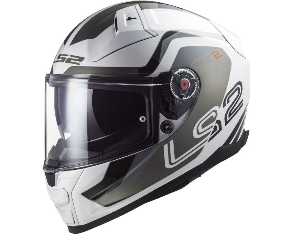 Κράνος LS2 Vector II FF811 Metric white/titanium/silver | MotoExpert