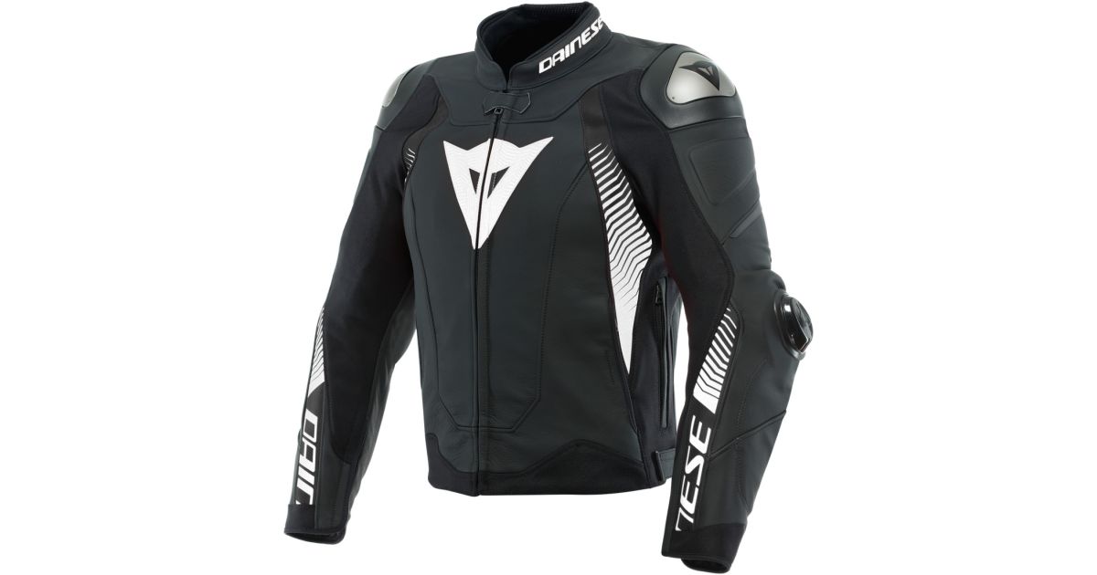 DAINESE Super Speed 4 Leather black mat/white | MotoExpert