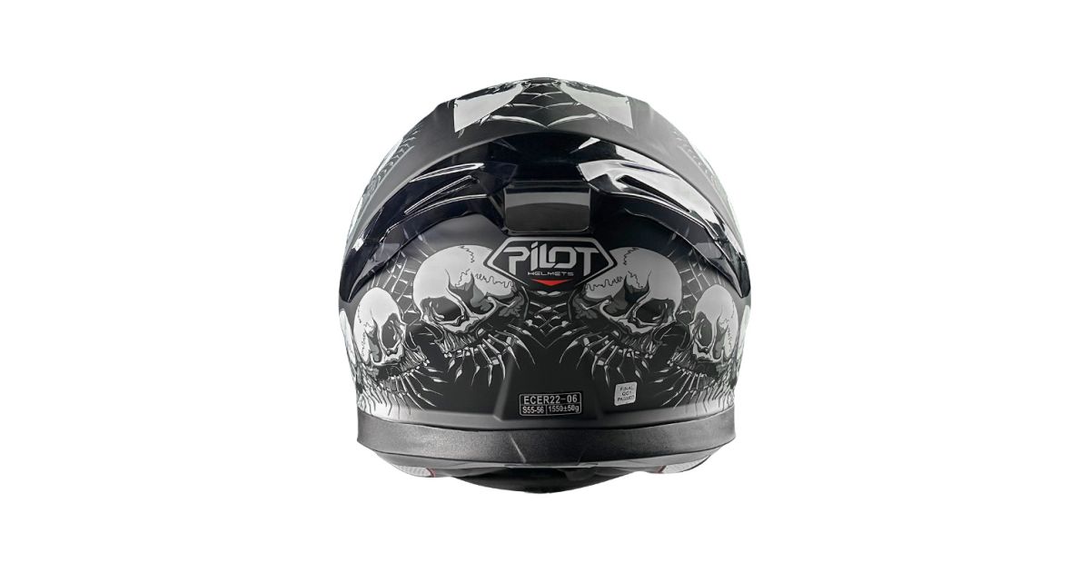 Κράνος PILOT Snake SV 22.06 Skull mat | MotoExpert