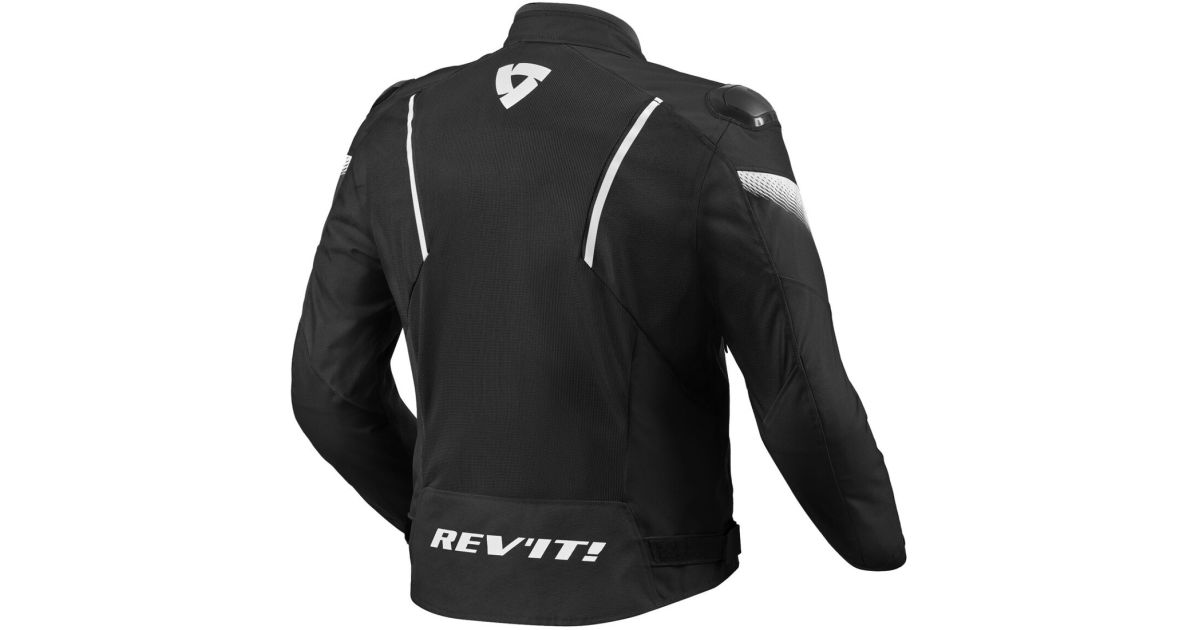 Μπουφάν Revit Control Air H2O black/white | MotoExpert