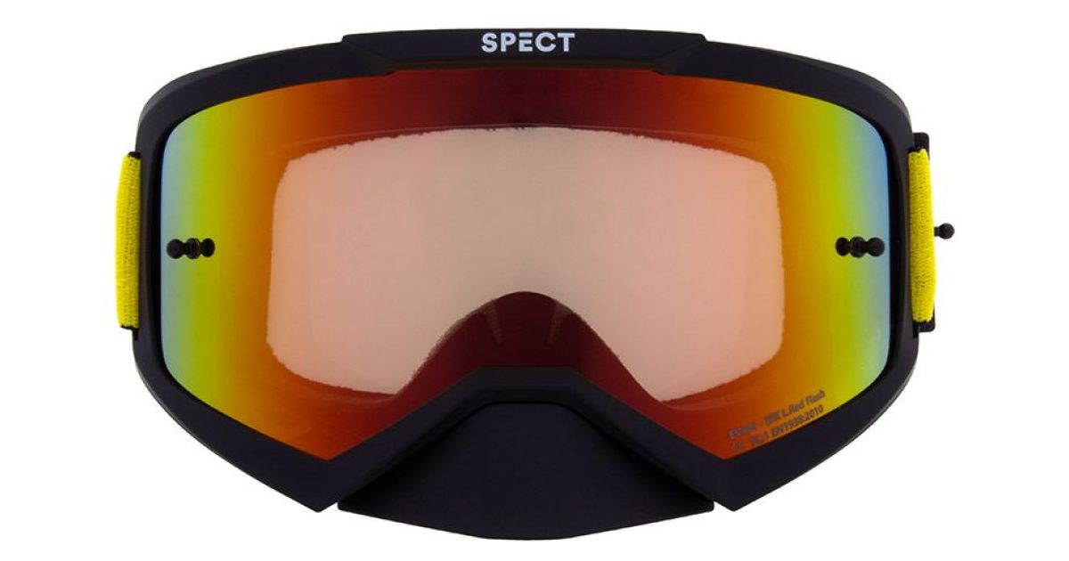 OFF ROAD ΜΑΣΚΑ RED BULL - Spect Evan-002 mat black/red mirror | MotoExpert